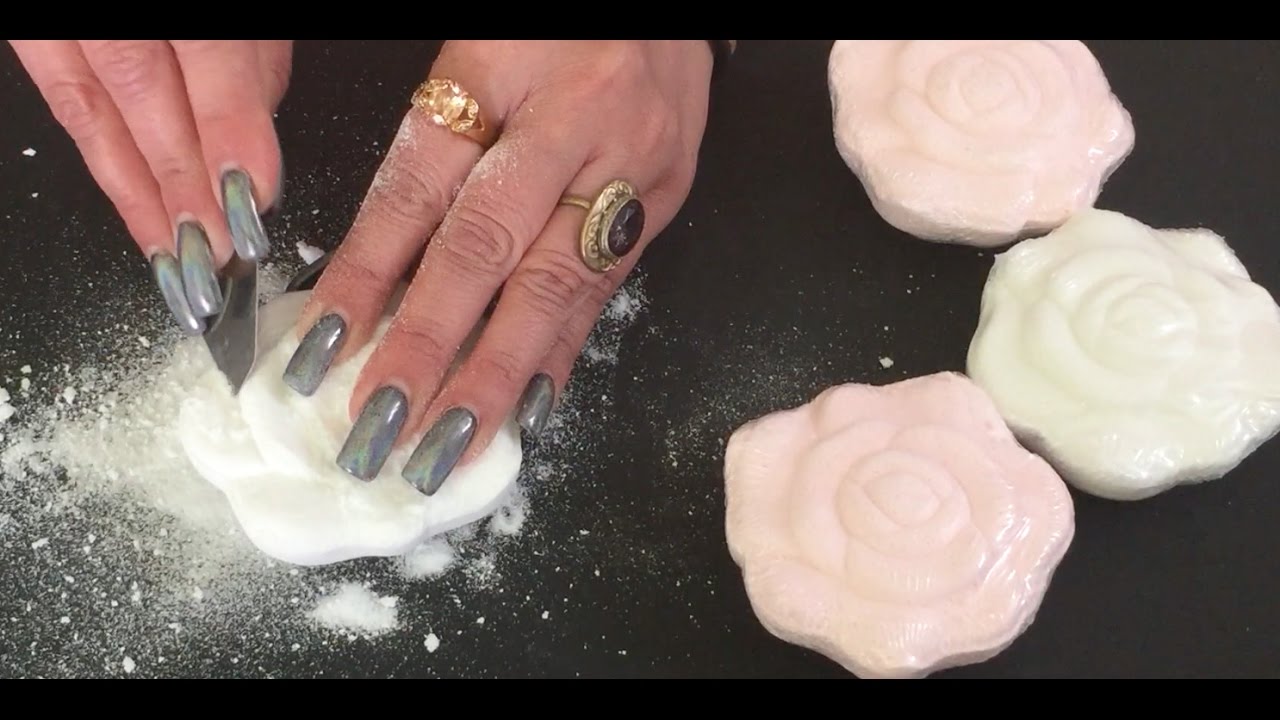 ASMR Bath Bomb Rose (Relaxing Sounds) - YouTube