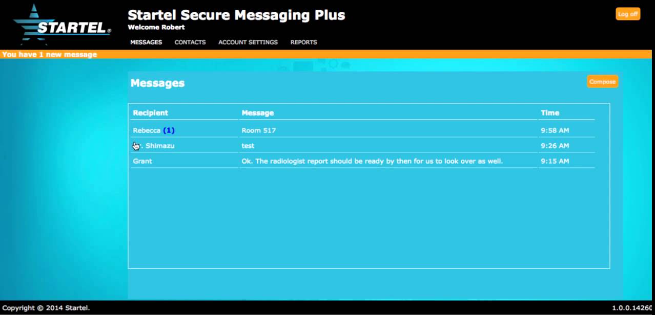 Startel Secure Messaging Plus Website Demo - YouTube