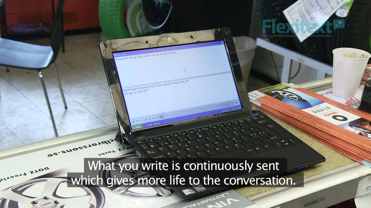 Flexitext, a textphone to your computer or mobile phone - YouTube