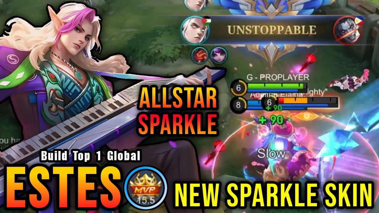 100% UNSTOPPABLE!! Sparkle Estes New ALLSTAR 2024 Skin!! - Build Top 1 ...