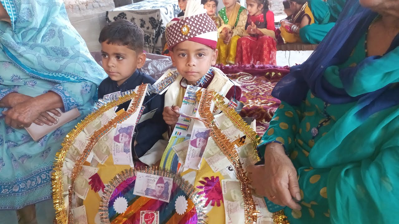 Circumcision event in our village| village ki rasmen| #vlog #muslim ...