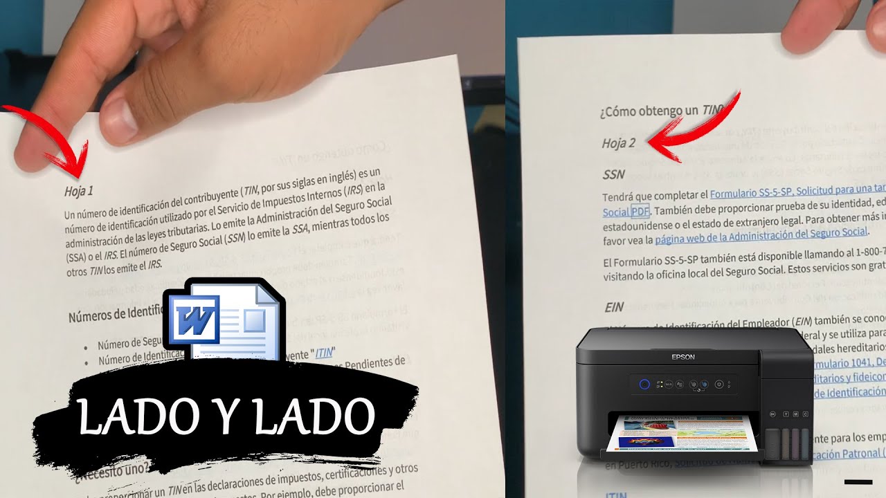 Como Imprimir En Ambas Caras Y Doble Cara De La Hoja Pdf Y Word Epson🌹 Jogue F9 Games Online E