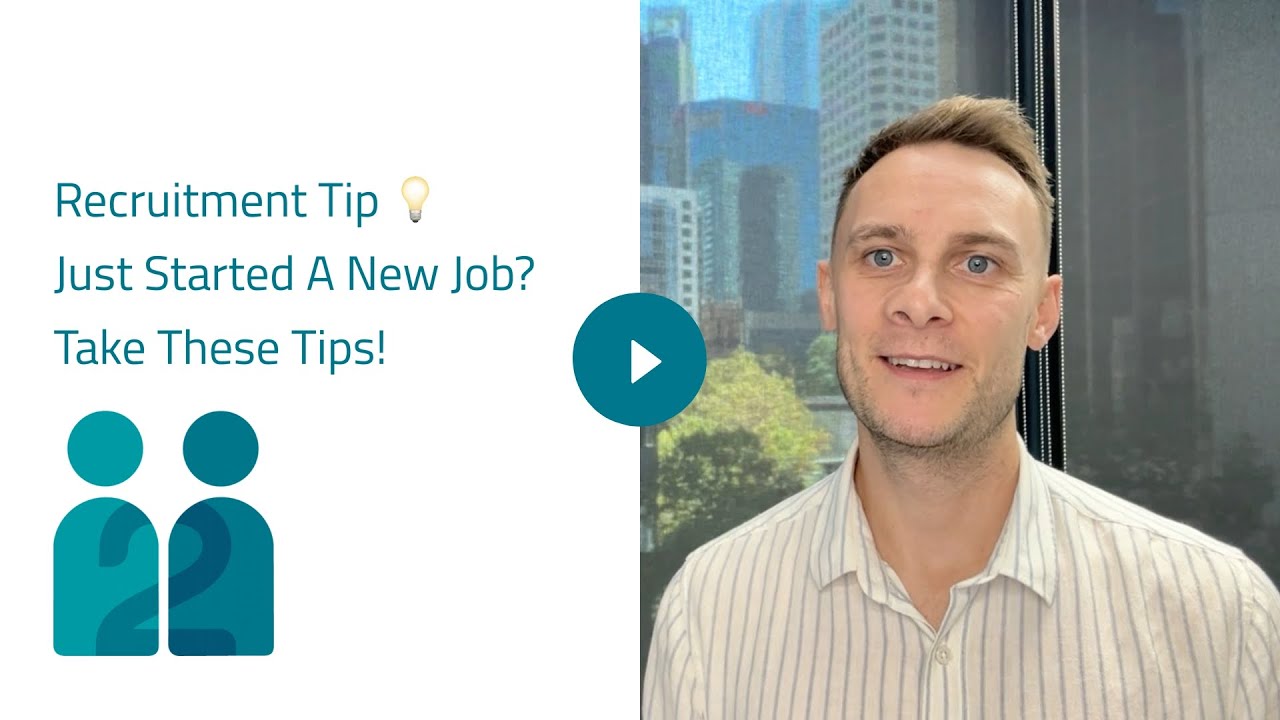 Recruitment Tip 💡 Just Started A New Job? Take These Tips! - YouTube