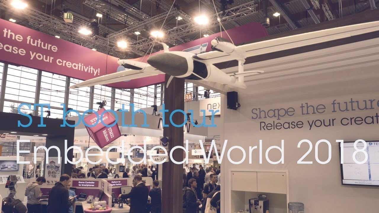 ST at Embedded World 2018 quick booth tour - YouTube