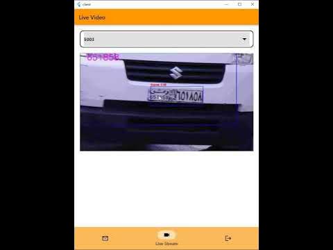 Flutter App for monitoring security cams, an application for ANPR using ...
