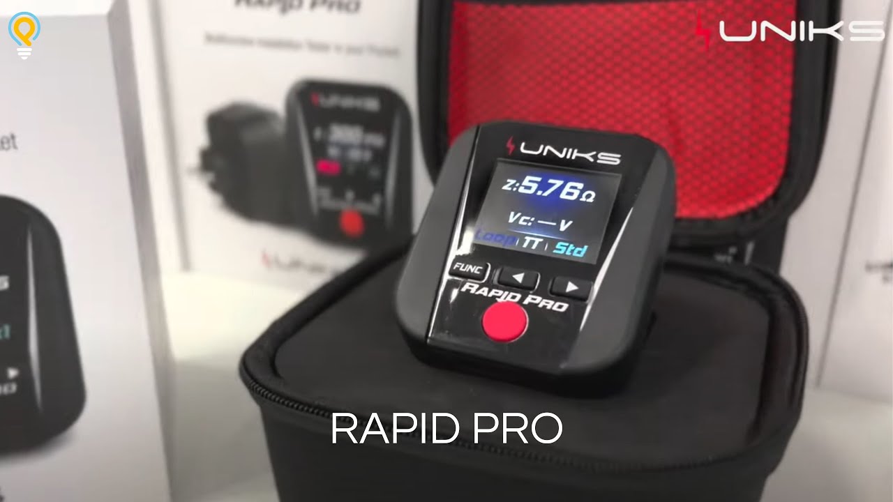 Uniks Rapidpro - strumento verifica impianti elettrici tascabile - YouTube