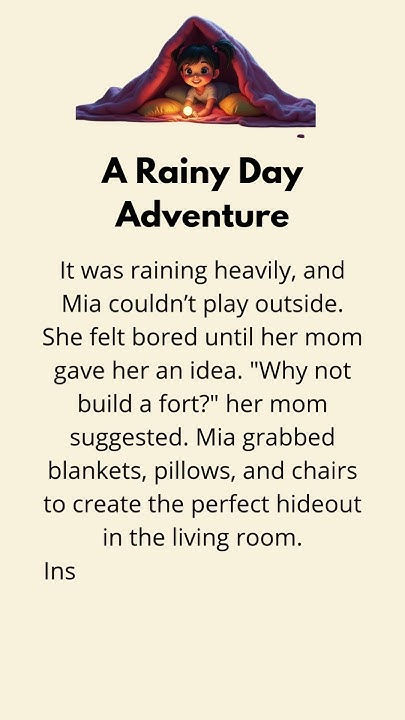 English Story | A Rainy Day Adventure | Learn English with a Short ...