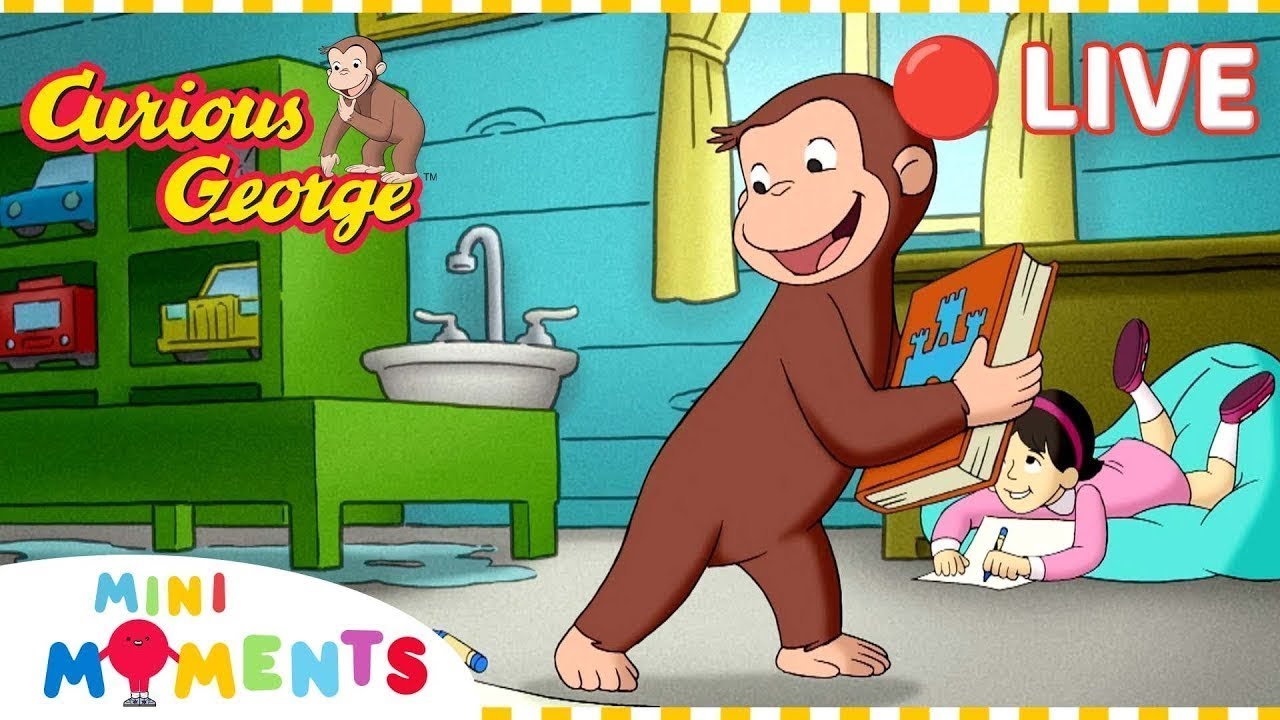 George Goes To School 📚 | Non-stop Curious George! 🐵 | Curious George ...