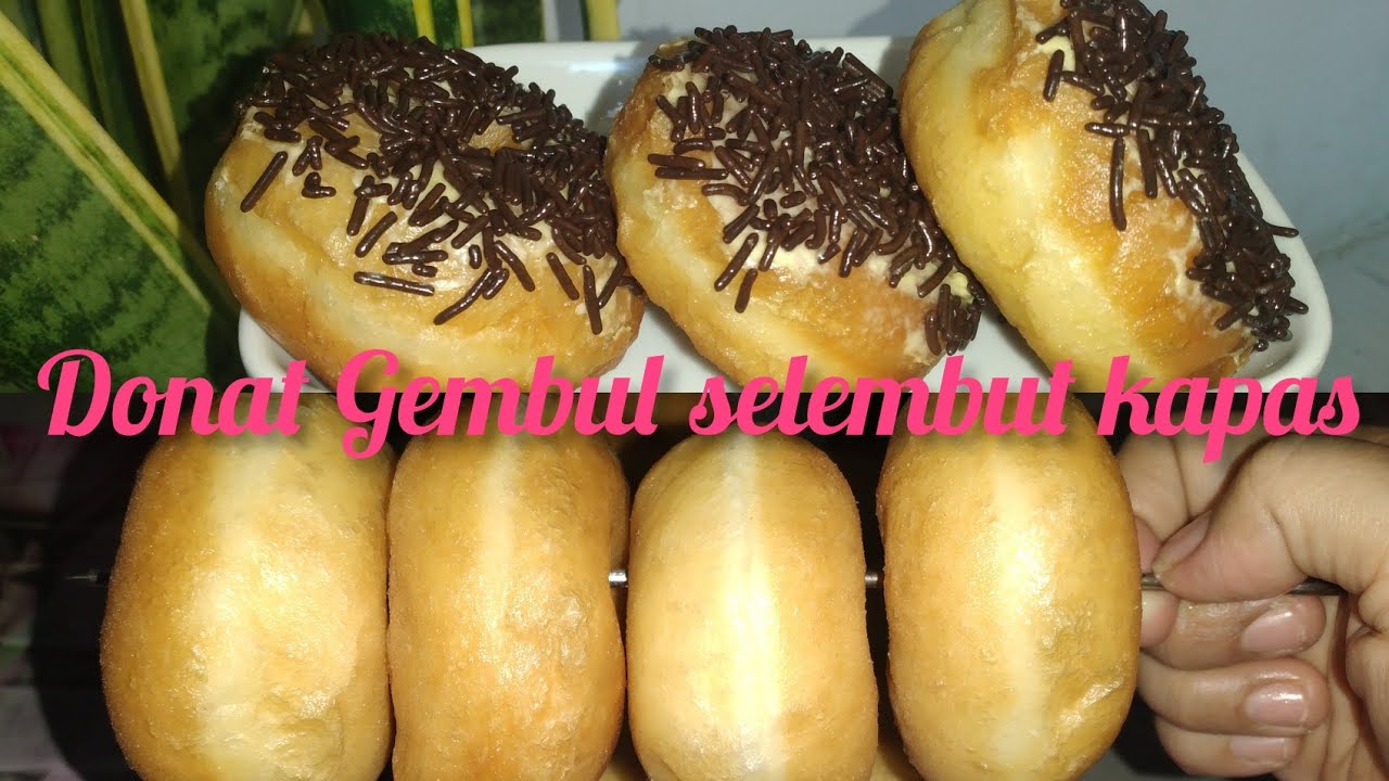 Donat anti gagal || Donat seribuan setengah kilo jadinya banyak - YouTube