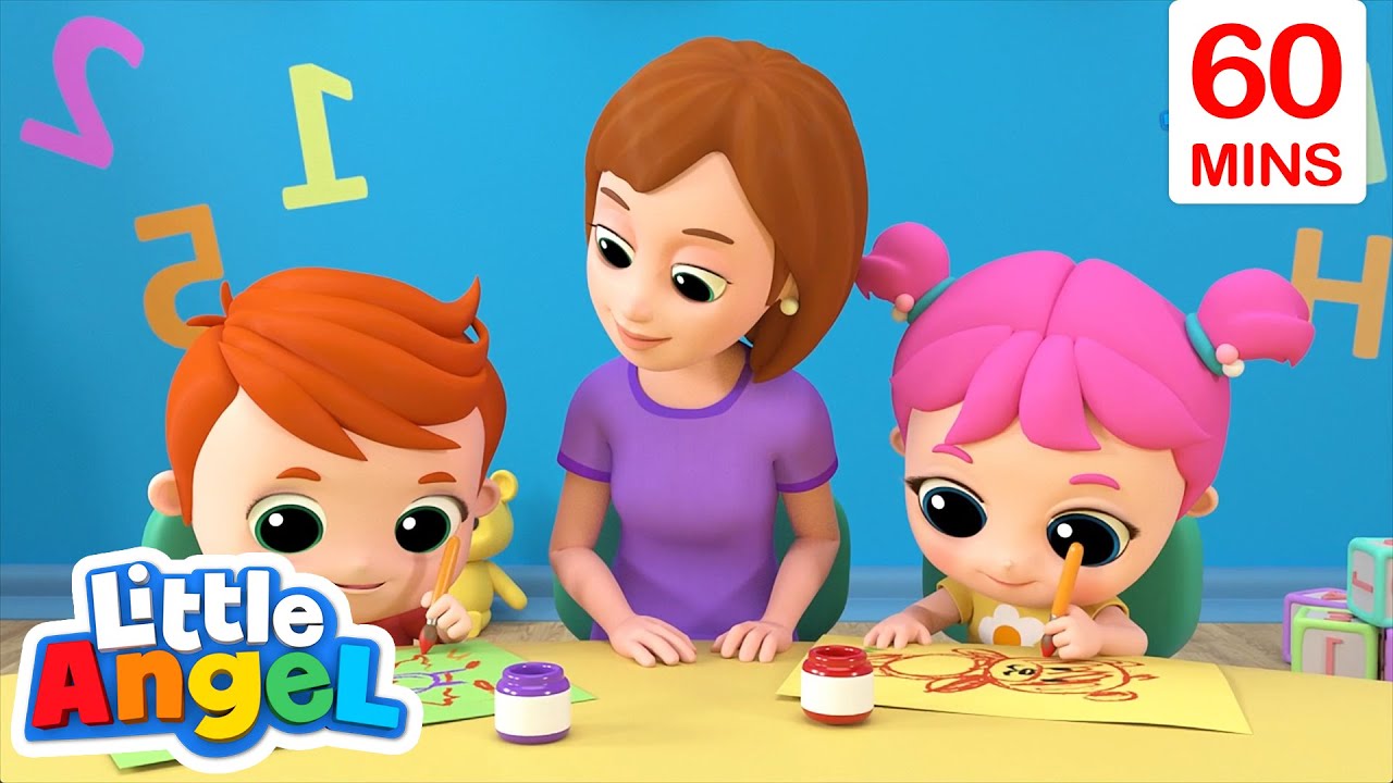 Little Angel - New Baby In The Family | Learning Videos For Kids ...