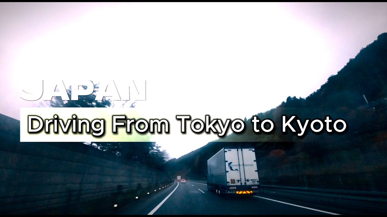 Pt.5 Tokyo to Kyoto Drive｜Pure Driving｜Sleep Background Sound｜Driving ...