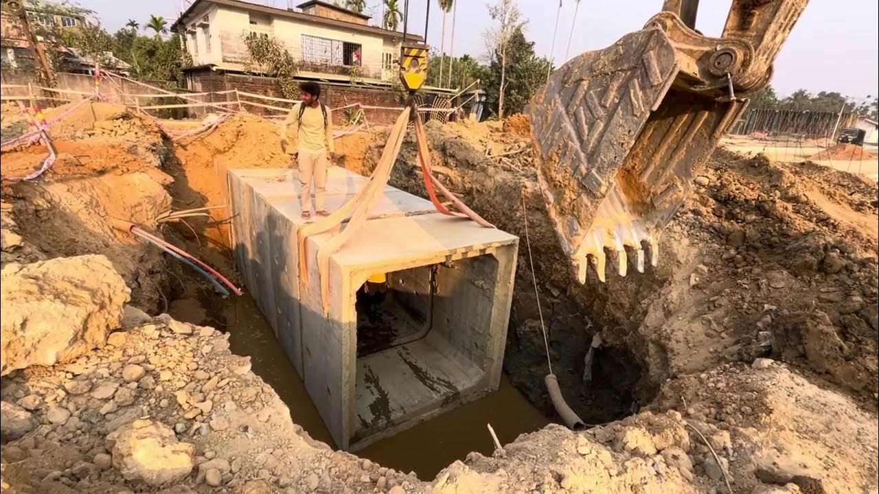 Installation of a Box Culvert Structure 11 Feb 2025🌆🌆 opposite Pradhan ...