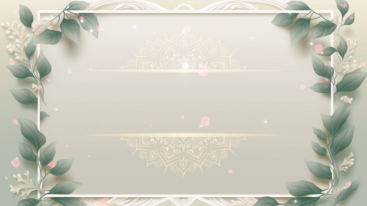 Wedding Invitation without text / Free link in description / KM ...