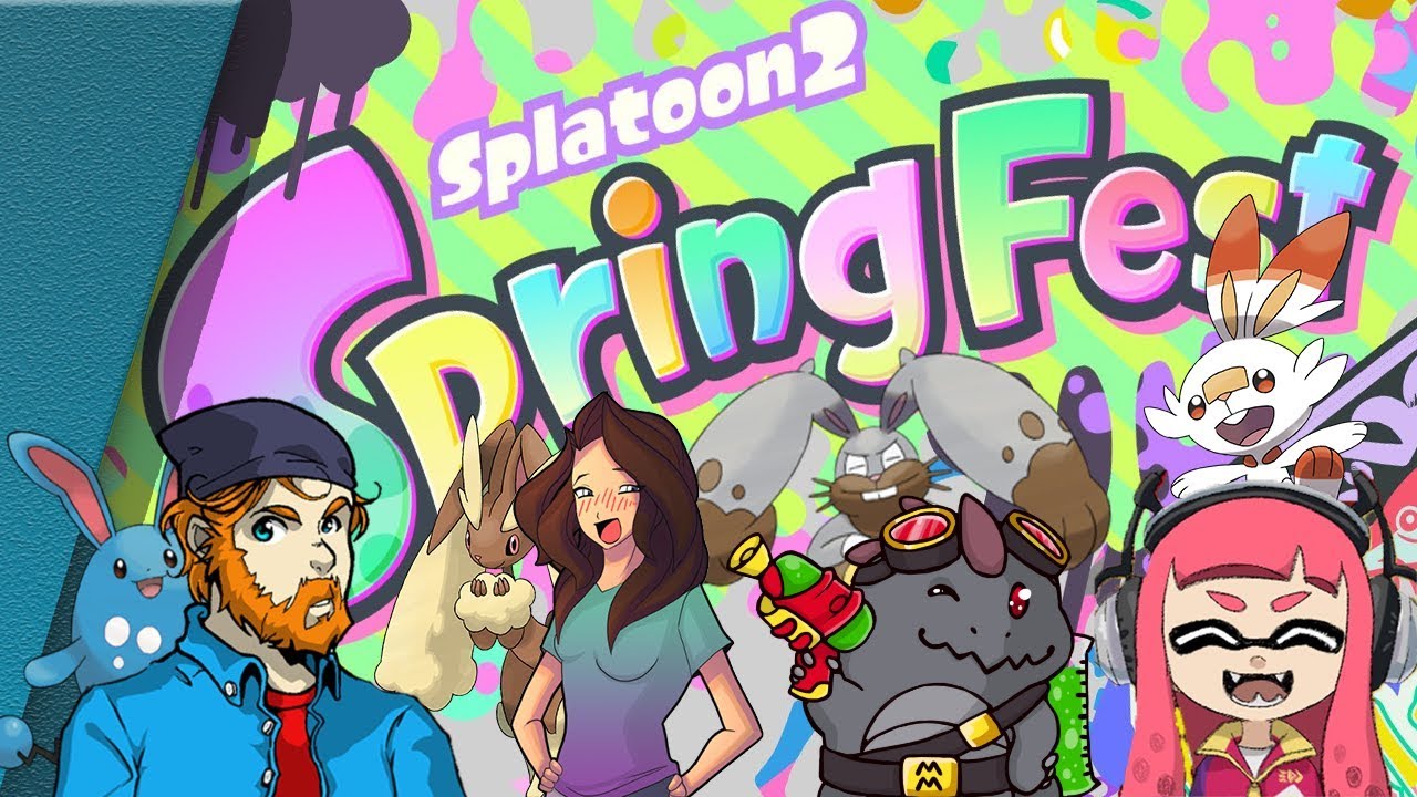 Bunny Squad HYPE! Team Hare Springfest Splatoon 2 - YouTube