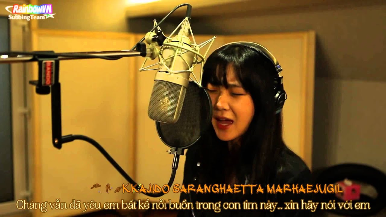 [Vietsub-kara] If I Leave (Jo Soomi) - Rainbow Hyunyoung - YouTube