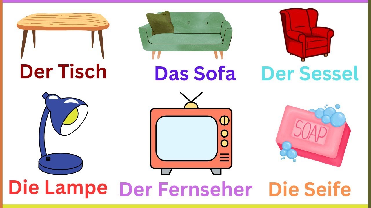 Learn German | German Vocabulary | Haushaltsgeräte | Household ...