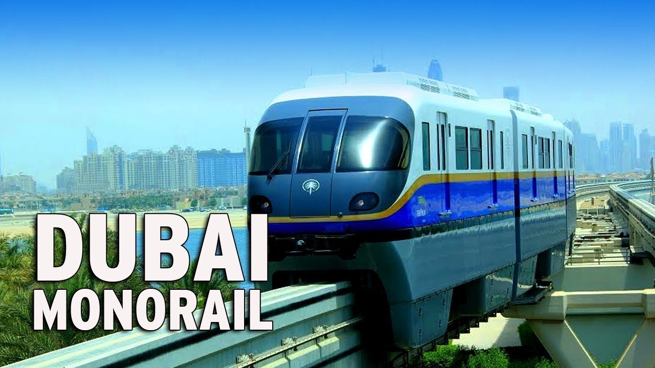 DUBAI MONORAIL Ride | DRIVERLESS Train!! | The Best View of PALM ISLAND ...