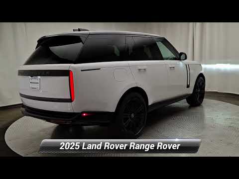 New 2025 Land Rover Range Rover SE, Eatonton, NJ SA301661 - YouTube