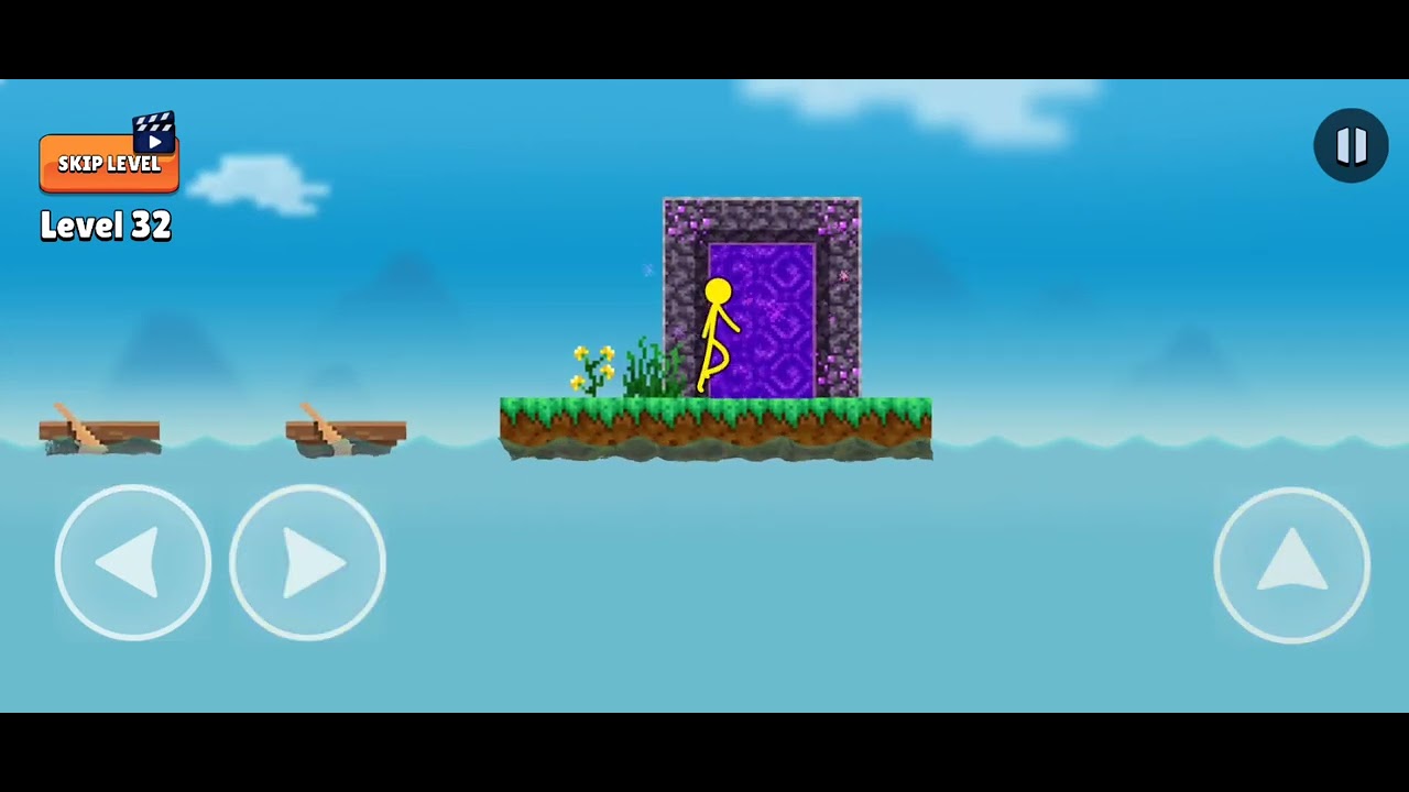 Stickman parkour game level 21 to level 40 - YouTube