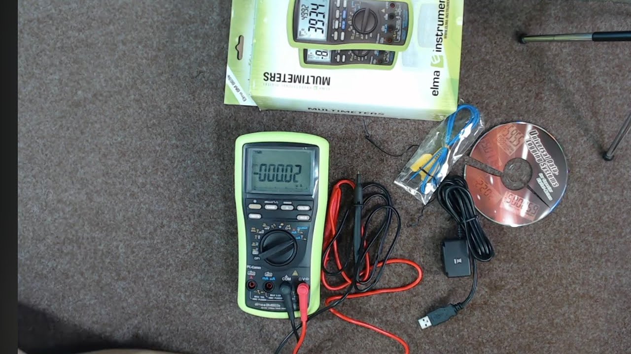 Elma 869s - 5,3/4 miestny ručný multimeter pre servisných technikov│Paul's Electronics - YouTube