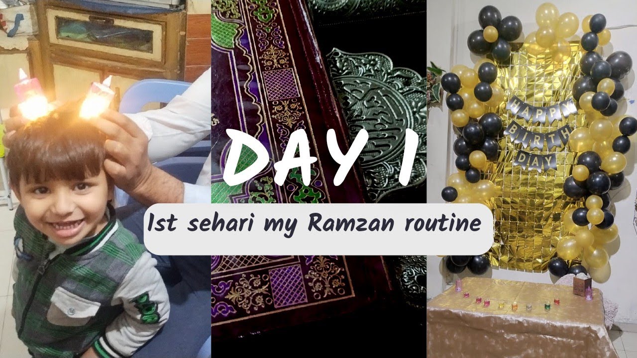 welcome Ramzan. , Ramzan routine Day 1 vlog - YouTube