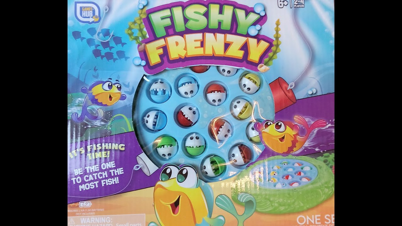 Fishy Frenzy Board Game (2021, Games Hub /RMS International) -- What's Inside - YouTube