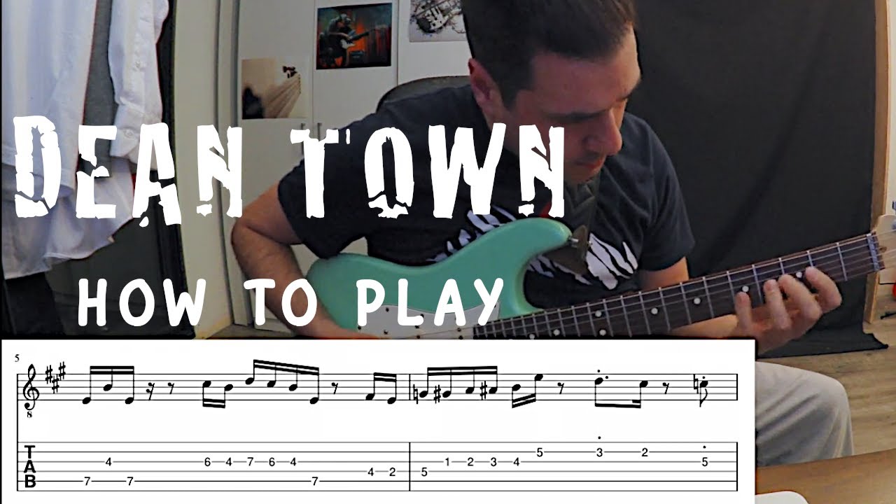 Dean Town / Vulpeck - Tutorial, How To Play On Guitar (Full TAB) - YouTube