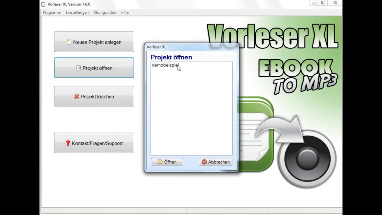 Vorleser XL – Vorlesen lassen (Tutorial Video) - YouTube