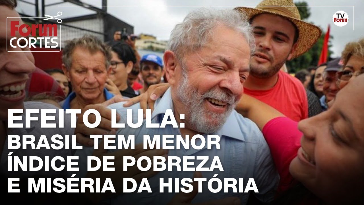 Com Bolsonaro, fila do osso e mapa da fome; com Lula, queda recorde da pobreza e miséria - YouTube