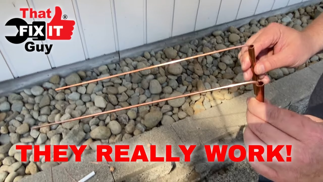 The Utility Locator Had Us Pulling Out Our Hair!...Dowsing Rods Saved ...