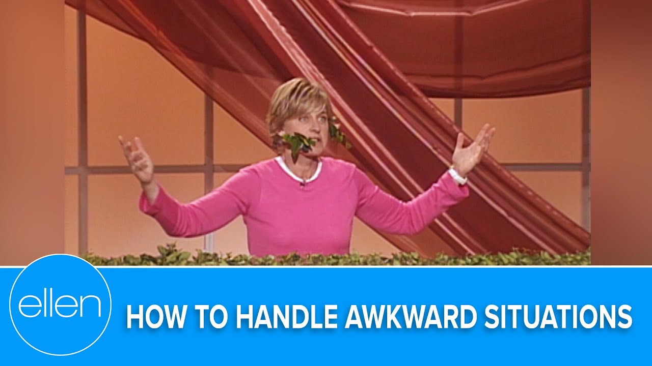 Ellen’s Guide to Handling Awkward Moments - YouTube