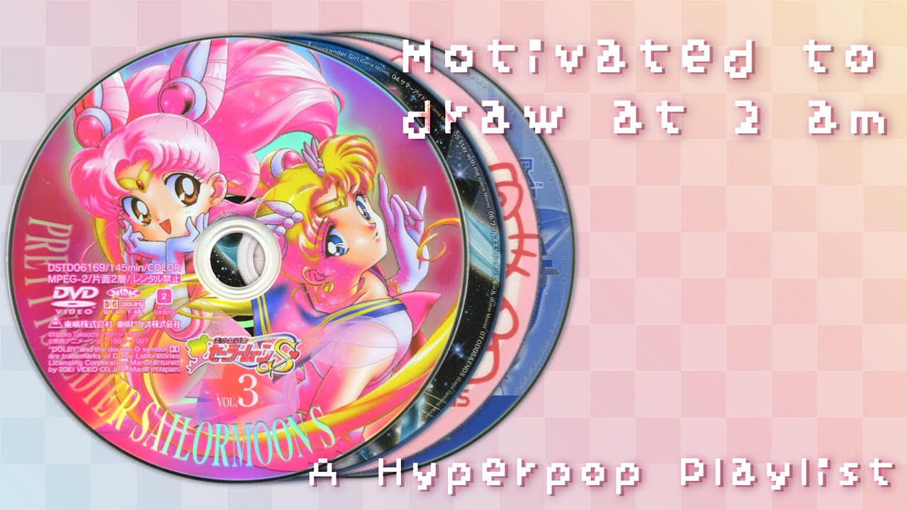 Motivated to draw at 2 am | A Hyperpop playlist - YouTube