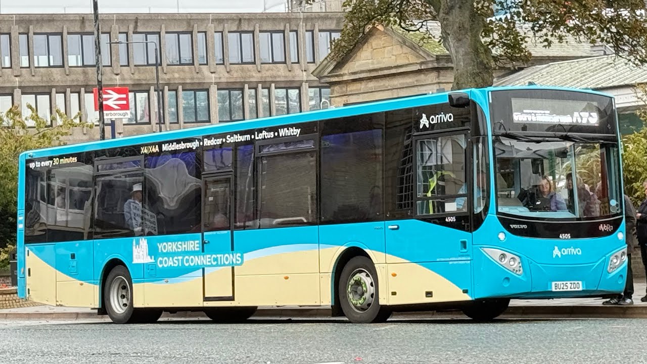 Beasty Hill Climb Trash| Arriva North East Volvo MCV eVoRa BU25 ZDO ...