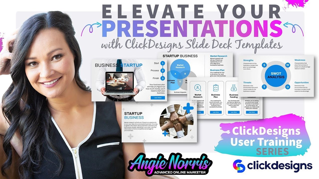 Elevate Your Presentations With ClickDesigns Slide Deck Templates - YouTube
