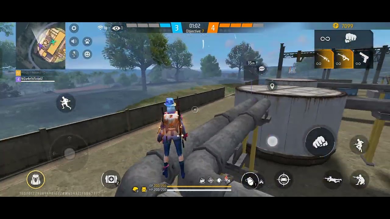 When playing the free fire MAX version of the Clash squad 😎 | the game ...