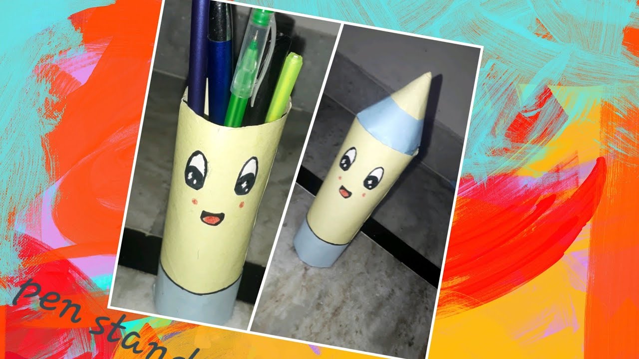 how to make pencil box||art and craft|| - YouTube