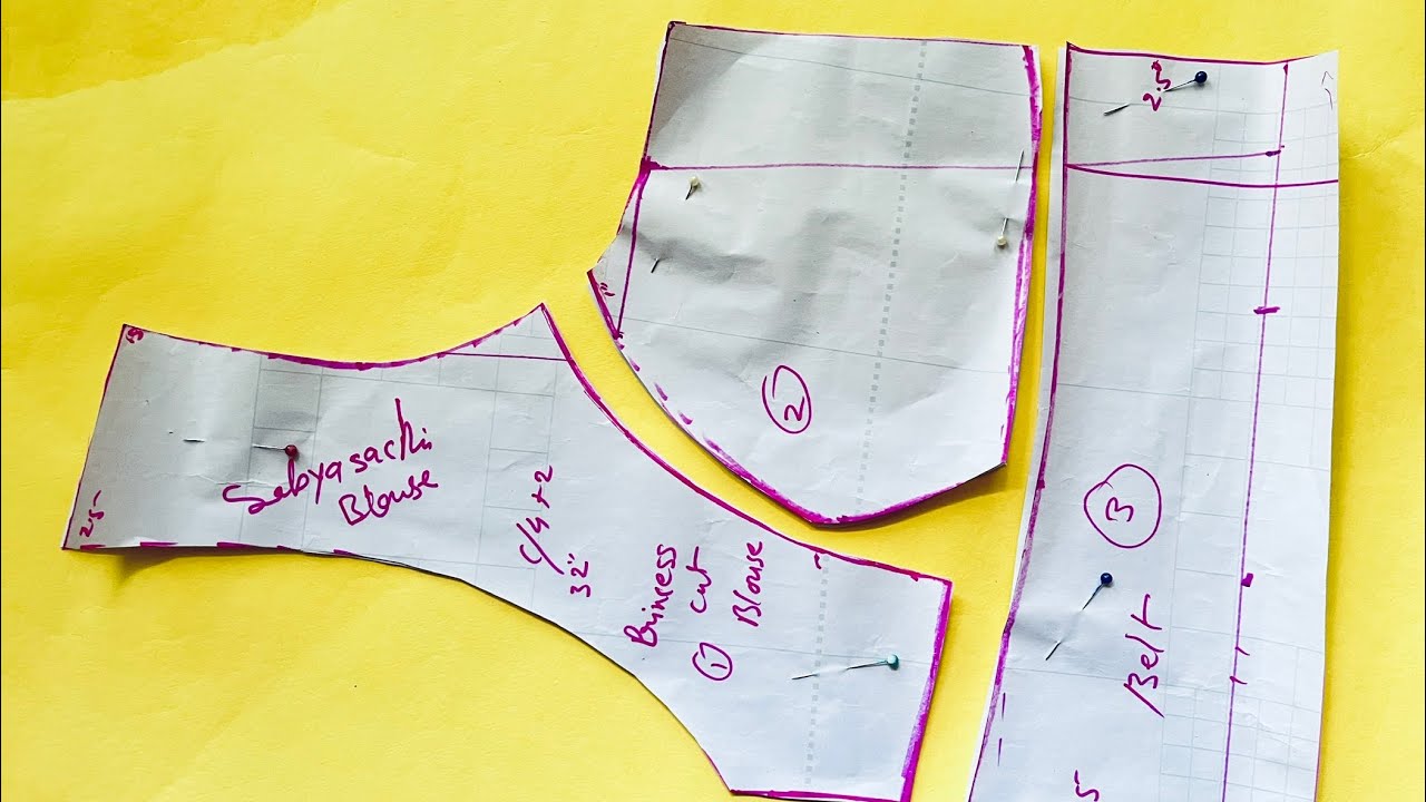 Sabyasachi Princess Cut Blouse Design | Pattern making tutorial ...