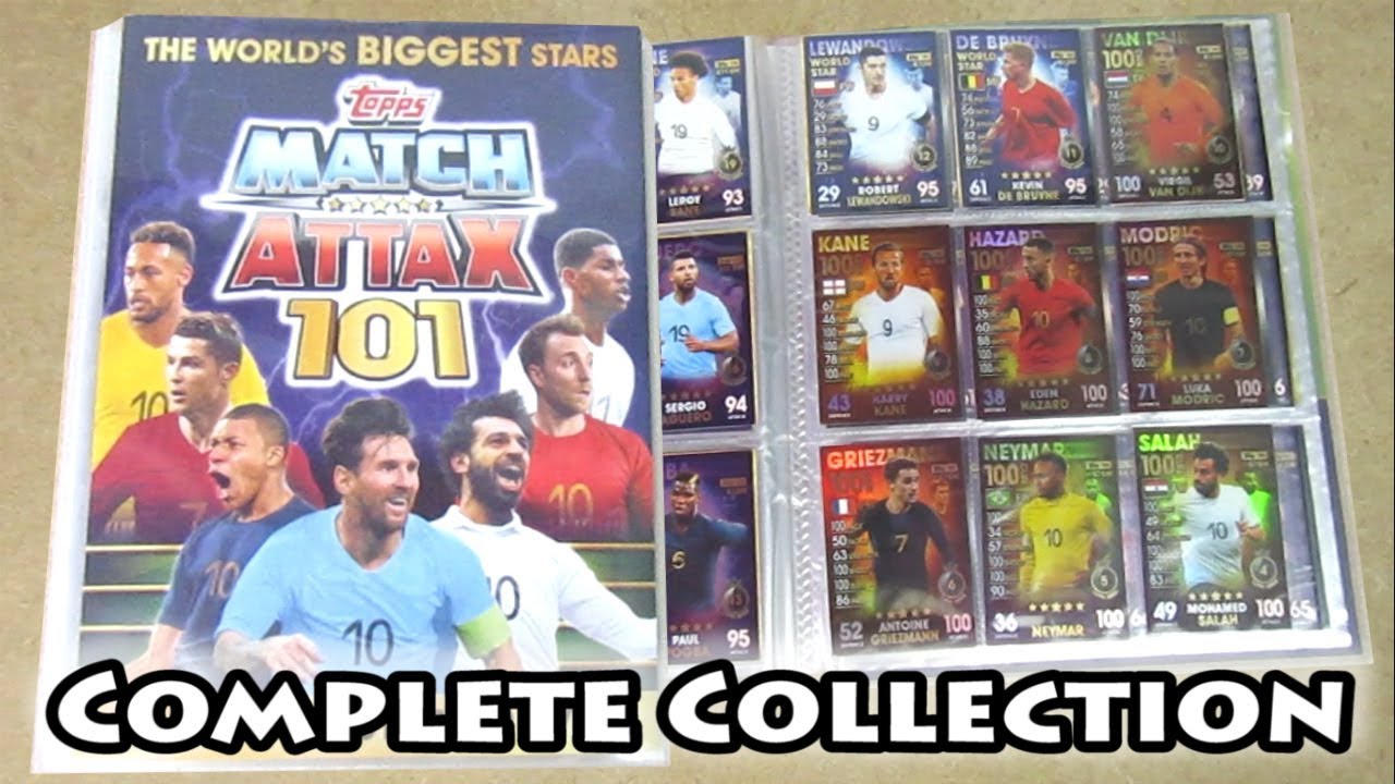 Match Attax 101 Complete Binder Update | Full Collection | Every 100 ...