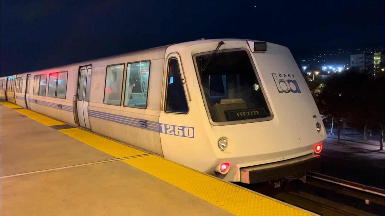 [21st Lucky Catch] Bart Legacy Fleet 8-Car Daly City Train Arriving at ...