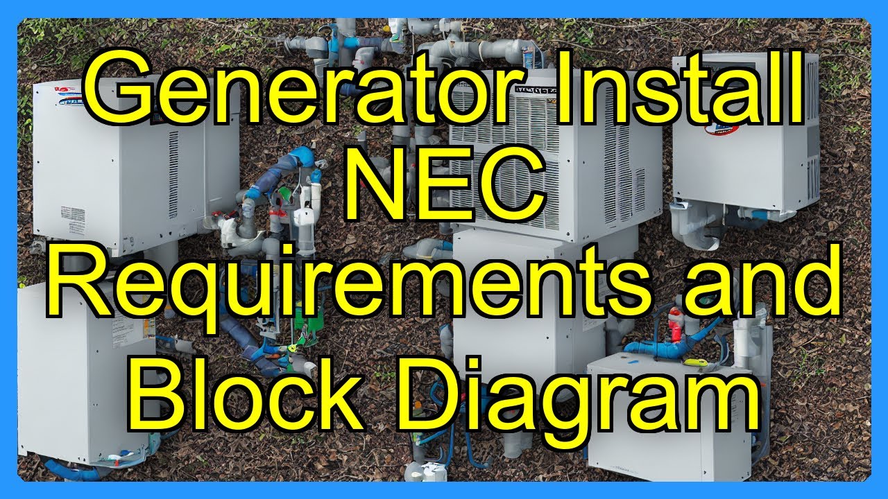 Generator Install NEC Requirements and Block Diagram - YouTube