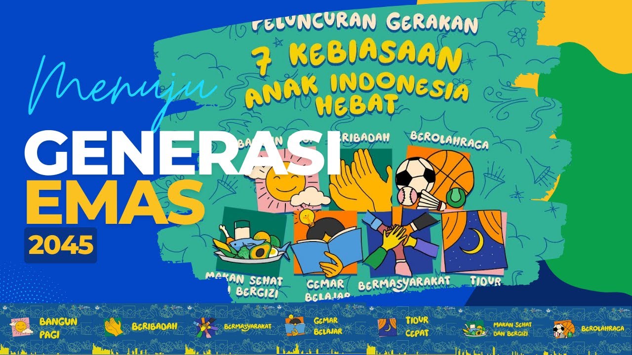 7 Kebiasaan Anak Indonesia Hebat : Membangun Generasi Emas untuk 2045 ...