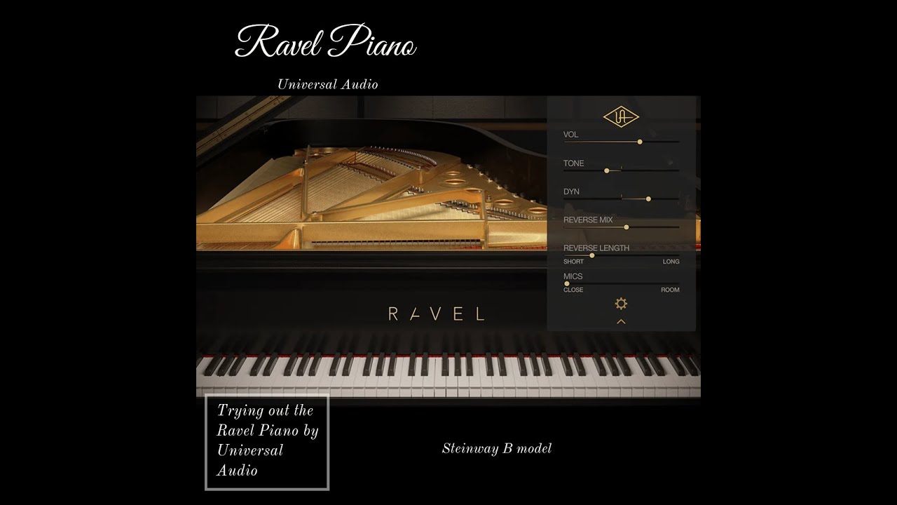 Trying out the Ravel Piano by Universal Audio - YouTube