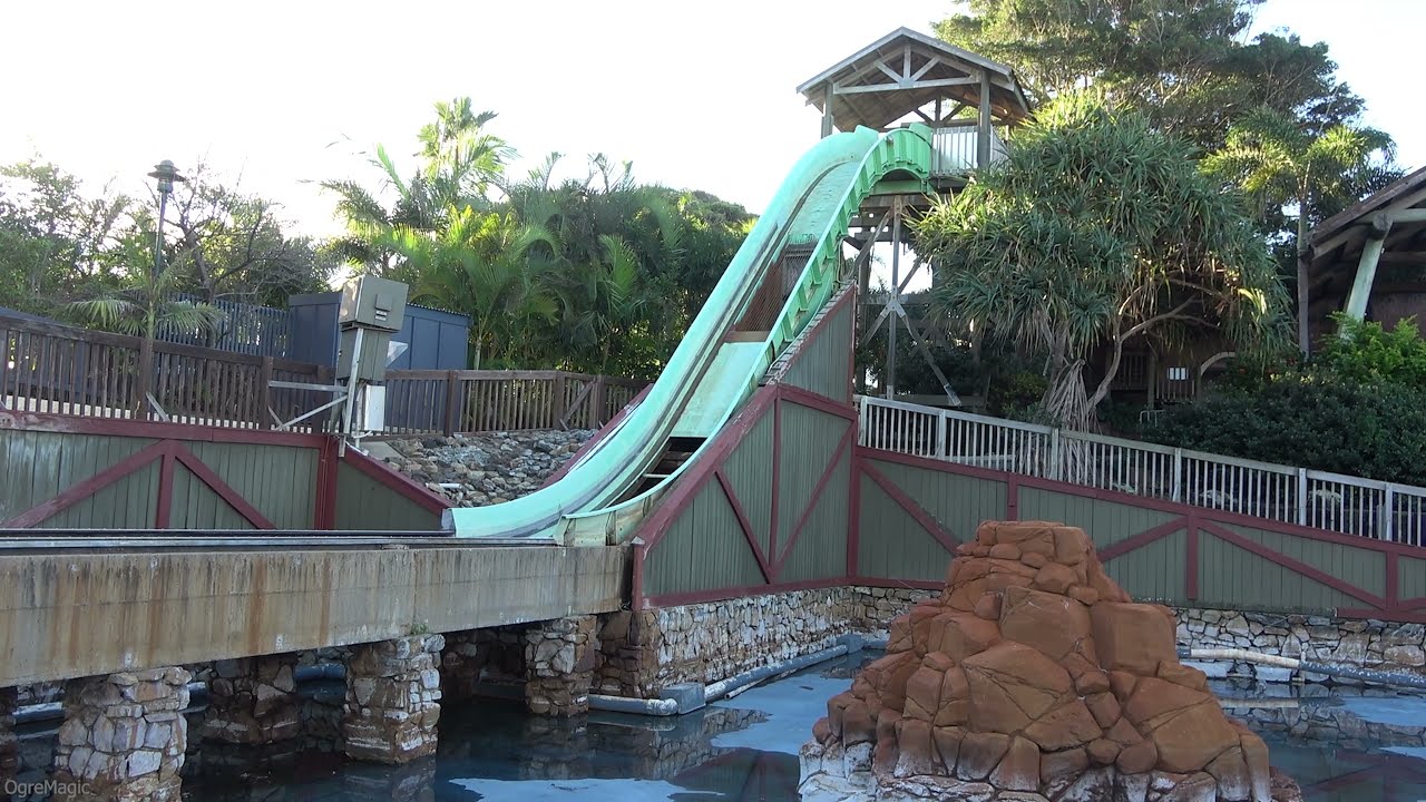 The ABANDONED Log Flume Ride at Sea World - YouTube