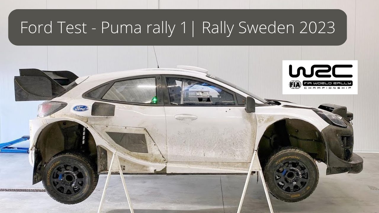 🟩 Ford test - Puma Rally 1 -Rally SWEDEN 2023 - YouTube