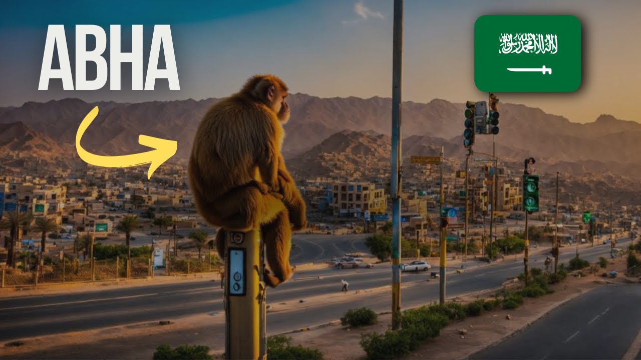 Saudi Arabia's 🇸🇦 Most Fearless Monkey 🙉 Takes Over Abha City - YouTube