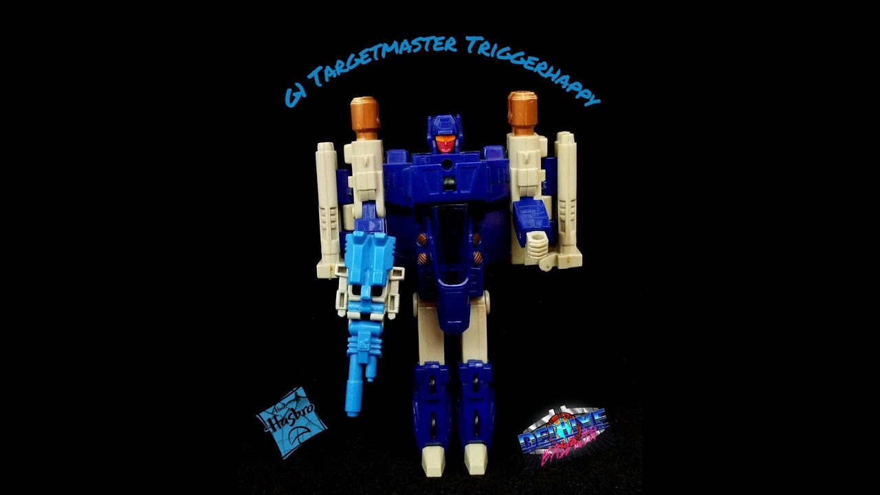 Transformers review of G1 Targetmaster Triggerhappy w/Blowpipe - YouTube
