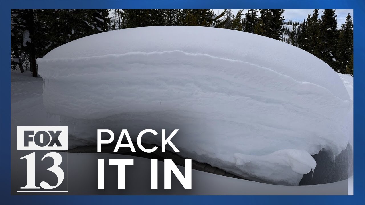 Utah's snowpack is now 201% of normal and climbing - YouTube