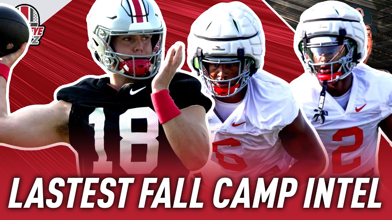 Daily Buckeye Blitz: Fall Camp Intel! Key Position Battles Heat Up at ...