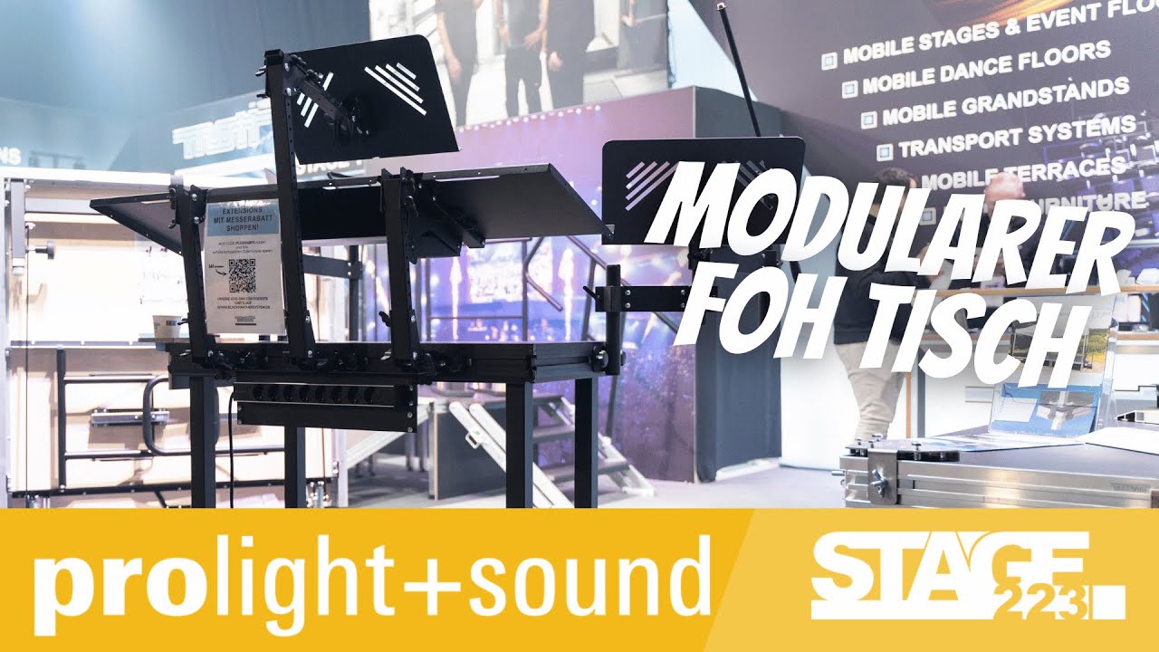 modularer FOH Tisch für den Veranstaltungstechniker und DJ - Mott meets ...