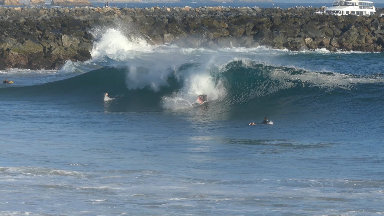 The Wedge, CA, Surf, 9/13/2018 PM - (4K@30) - Part 2 - YouTube